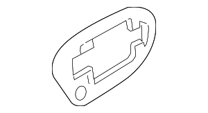 51217060668 - 2006-2021 BMW Handle, Outside Gasket (51-21-7-060-668 ...