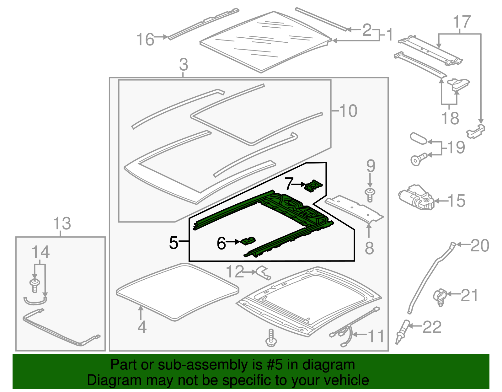 2015 Volkswagen Frame 8V5-877-049-C | VW Parts Center