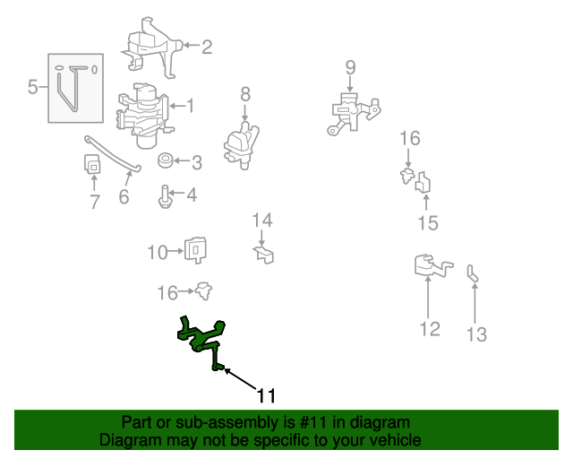 8940650100 - Height Sensor 2007-2017 Lexus | Lexus Parts Outlet