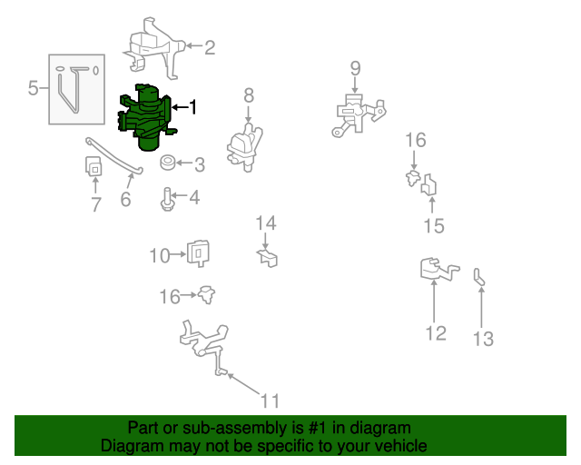 2007-2017 Lexus Compressor 48914-50031 | OEM Parts Online