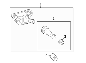 000-905-41-04 - Tire Pressure Monitoring System Sensor 2019-2023 ...