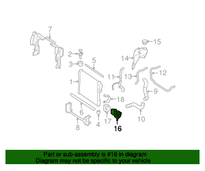 2218350164 - Engine Auxiliary Water Pump 2007-2017 Mercedes-Benz ...