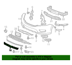 71150-T2F-A00 - Garnish Assembly, Front Bumper (Lower) - 2013-2015 ...