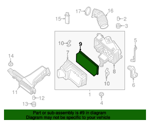 2014-2018 Infiniti QX60 Air Filter 16546-74S00 | Infiniti of Orland Park