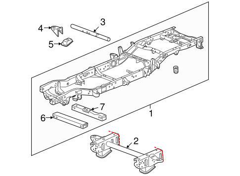 Frame & Components for 2011 Chevrolet Silverado 1500 | GMPartsDirect.com