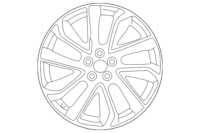 42611-12E00 - Wheel Alloy 16 Inch - 2019-2020 Toyota Corolla | OEM ...