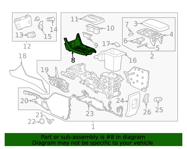 23484411 - OEM GM Upper Trim Panel | GMPartsCenter.net | GM Parts Center