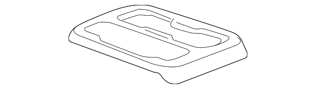 2017-2022 GM Polar Silver Front Floor Console Trim Plate 23121763 GM ...