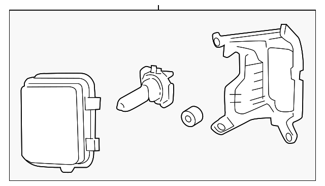 92201-1U700 - Fog Lamp Assembly 2014-2015 Kia Sorento | Kia.Parts Store