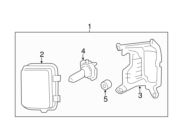 92201-1U700 - Fog Lamp Assembly 2014-2015 Kia Sorento | Kia.Parts Store