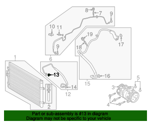2009-2025 Volkswagen A/C Refrigerant Line O-Ring 3D0-260-749-C | OEM ...