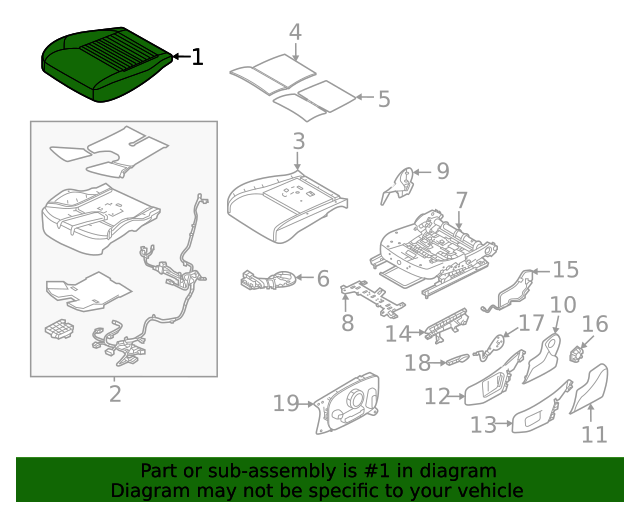 Genuine Seat Cover for 2020-2021 Land Rover Discovery Sport | Land ...