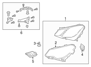 207-820-84-61-64 - Headlight Assembly 2014-2017 Mercedes-Benz ...