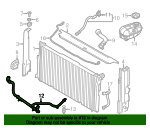 17127604544 - 2012-2016 BMW Cooler Pipe (17-12-7-604-544) | BMW of ...