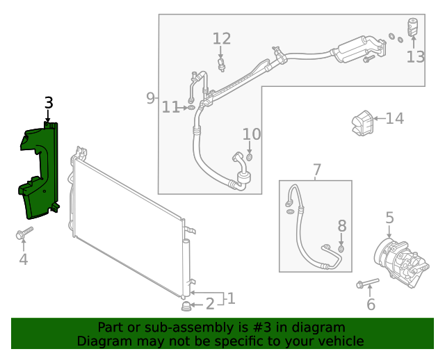 2021-2022 Hyundai Sonata Air Guide 29134-L0100 | OEM Parts Online