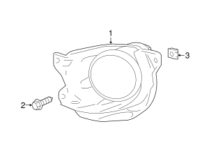 2018-2021 Toyota Sequoia Fog Lamp Assembly 81220-0C030 | OEM Parts Online
