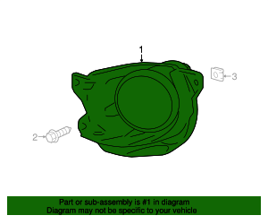 2018-2021 Toyota Sequoia Fog Lamp Assembly 81220-0C030 | OEM Parts Online