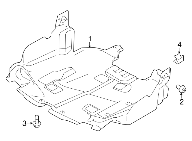 2004-2021 Subaru Splash Shield Retainer Clip 56422AC020 | Shop Subaru Parts