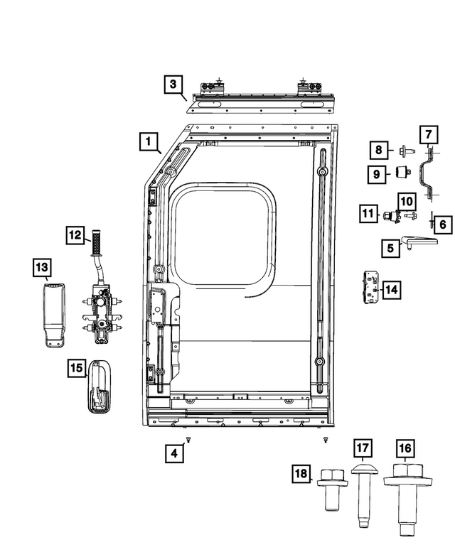 2024 Ram ProMaster EV Pocket Door Handle 68612250AC | Mopar eStore