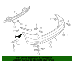 2008-2021 Subaru Bumper Cover Upper Clip 909140062 | Subaru Parts Store