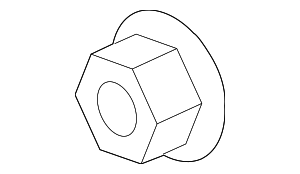 Genuine OEM Ford Part - Steering Column Nut W520102-S442 | Genuine OEM ...