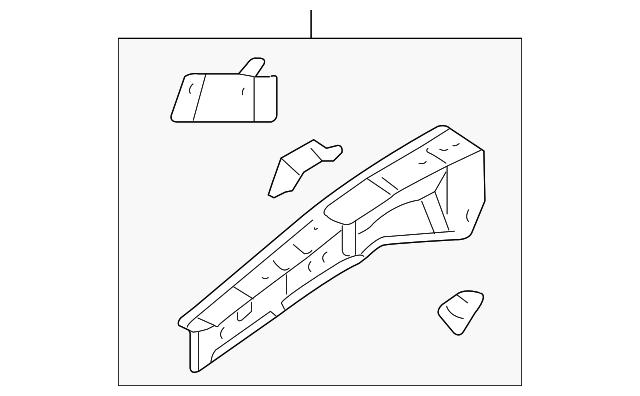 53732-0T901 - Upper Rail 2009-2015 Toyota Venza | Bam Wholesale Parts