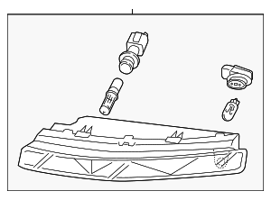 2010-2015 Audi Q7 Park/Turn Lamp 4L0-953-041-C | Audi OEM Parts