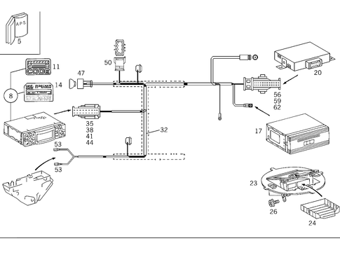Auto Pilot System (Aps) for 2000 Mercedes-Benz CLK 430 | Mercedes-Benz ...