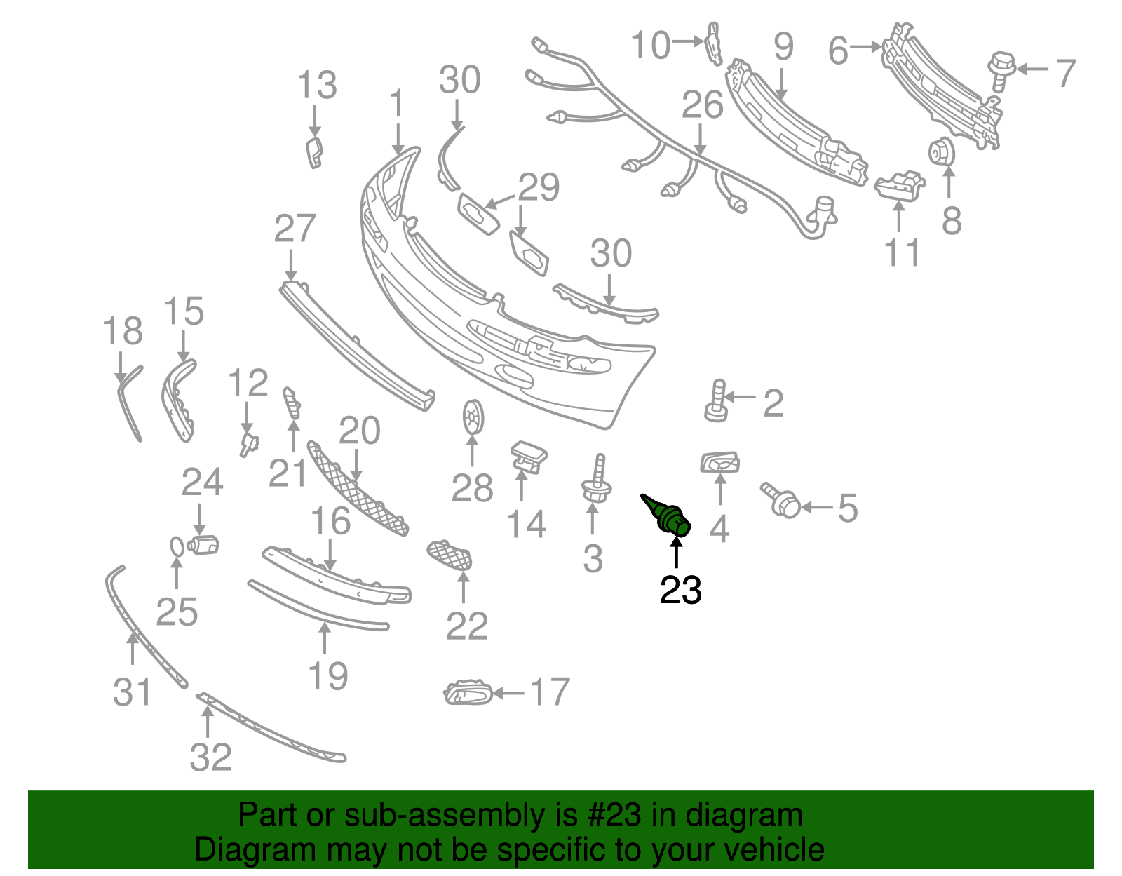 Genuine Mercedes-Benz Ambient Temp Sensor 007-542-13-18 | eBay