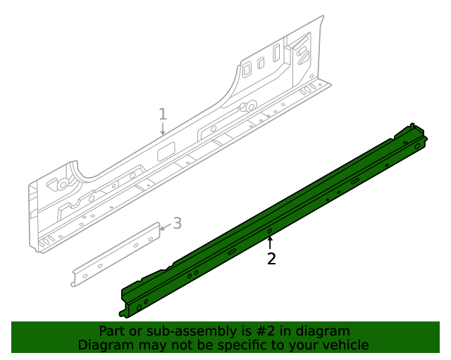 41-00-9-880-659 - Rocker Panel Reinforcement 2021-2023 BMW ...