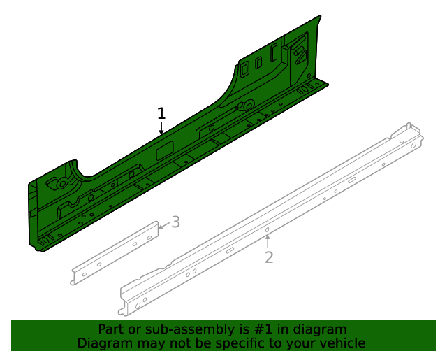 Genuine BMW 41-00-9-879-496 | Inner Rocker | FREE Shipping on Most ...