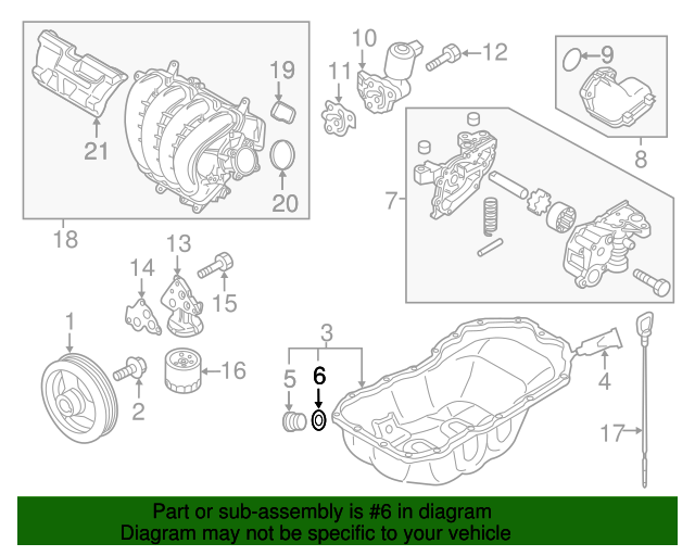 1985-2021 Mazda Engine Oil Drain Plug Gasket 9956-41-400 | Mazda-Parts