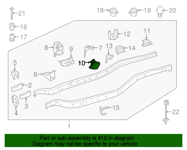 48404-0C010 - Bracket - 2007-2020 Toyota Tundra | Toyota Parts Delivered
