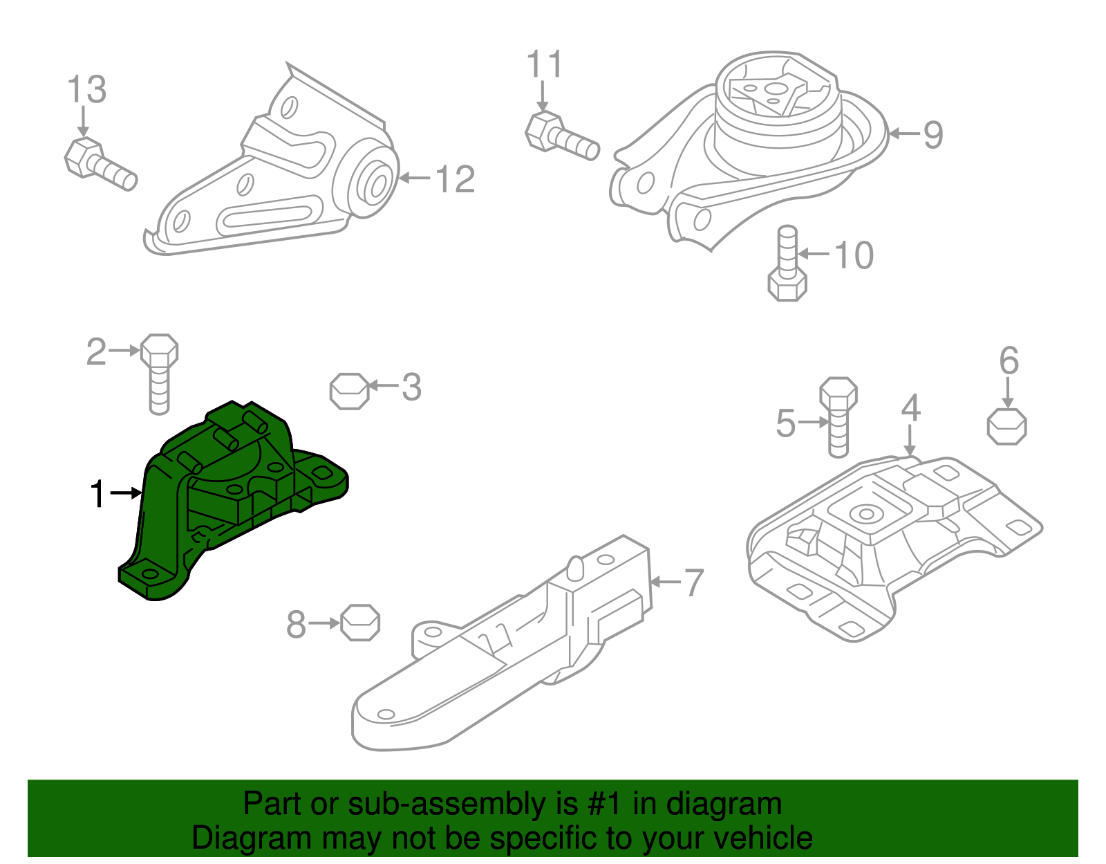 2010-2015 Mazda Side Mount BBN3-39-060B | Mazda-Parts