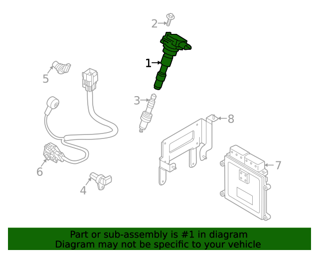 2021-2024 Hyundai Ignition Coil 27300-2T000 | OEM Parts Online