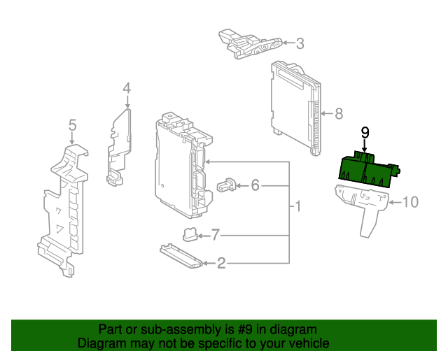 2018-2020 Toyota Camry Relay Box 82660-33060 | Toyota Parts Center
