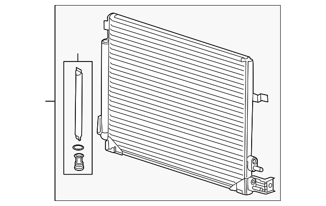 84638451 GM Air Conditioning Condenser | GM Parts Store