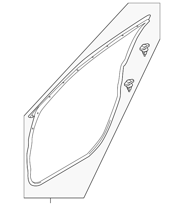 2013-2016 Mazda CX-5 OEM NEW 2013-2016 Mazda CX-5 Door Weather-Strip ...