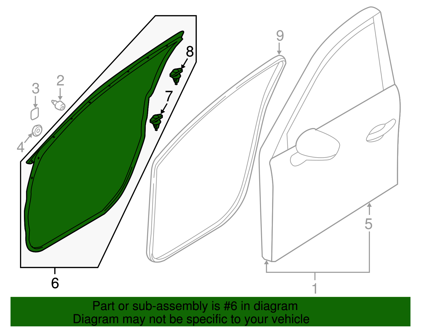 KD53-59-760D - Door Weather-Strip 2013-2016 Mazda CX-5 | Florida Mazda ...