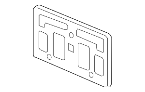 2021-2024 Honda Odyssey License Mount 71180-THR-A50 | Honda Factory Parts