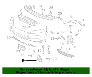 2021-2024 Honda Odyssey Side Molding 71103-THR-A50 | Honda Factory Parts
