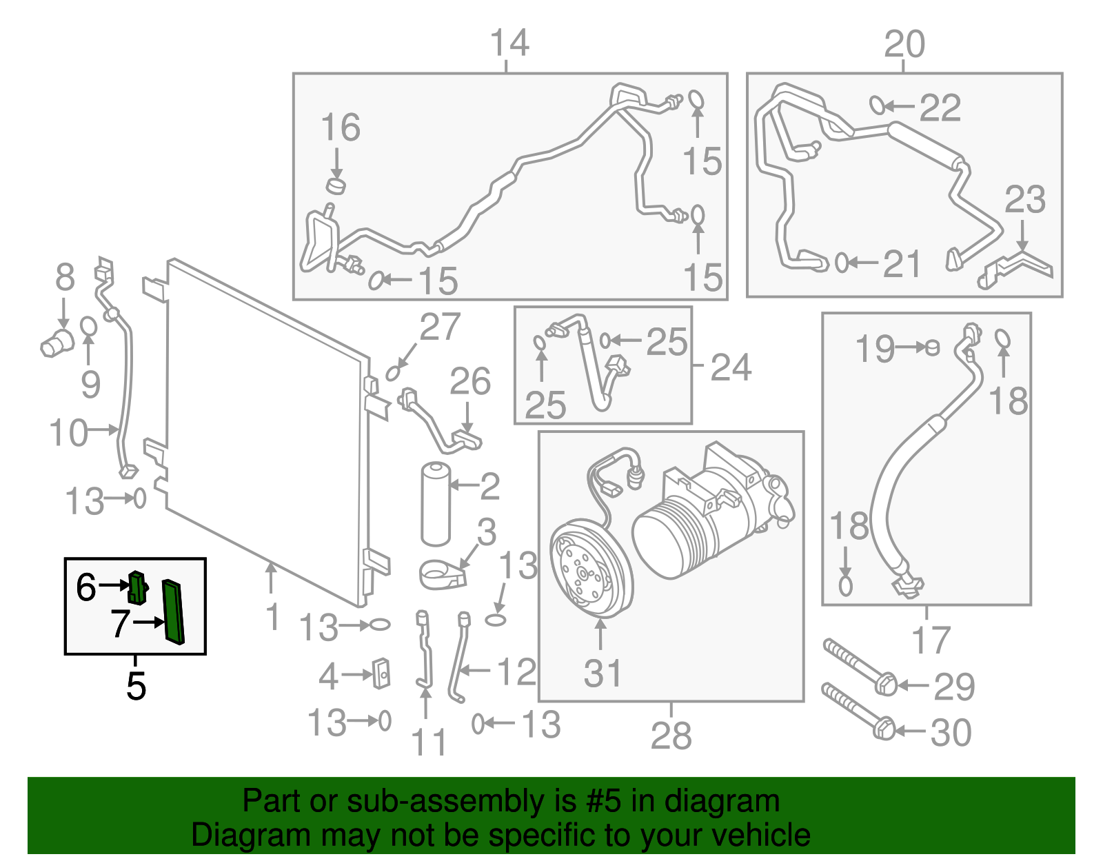 2017-2024 Nissan Armada Sensor Kit 27710-1LA0B | Nissan RVA
