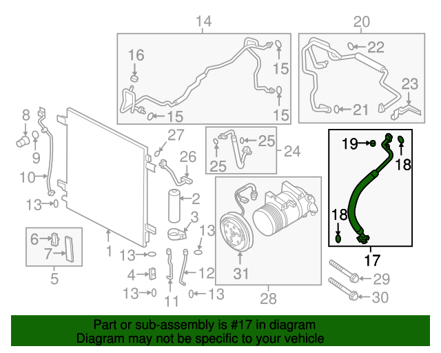 92480-1LK0A - Suction Hose 2017-2021 Nissan Armada | Nissan Parts ...