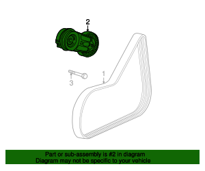 (Replaces 24430296) Drive Belt Tensioner 19431998 GM | GMPartsDirect.com