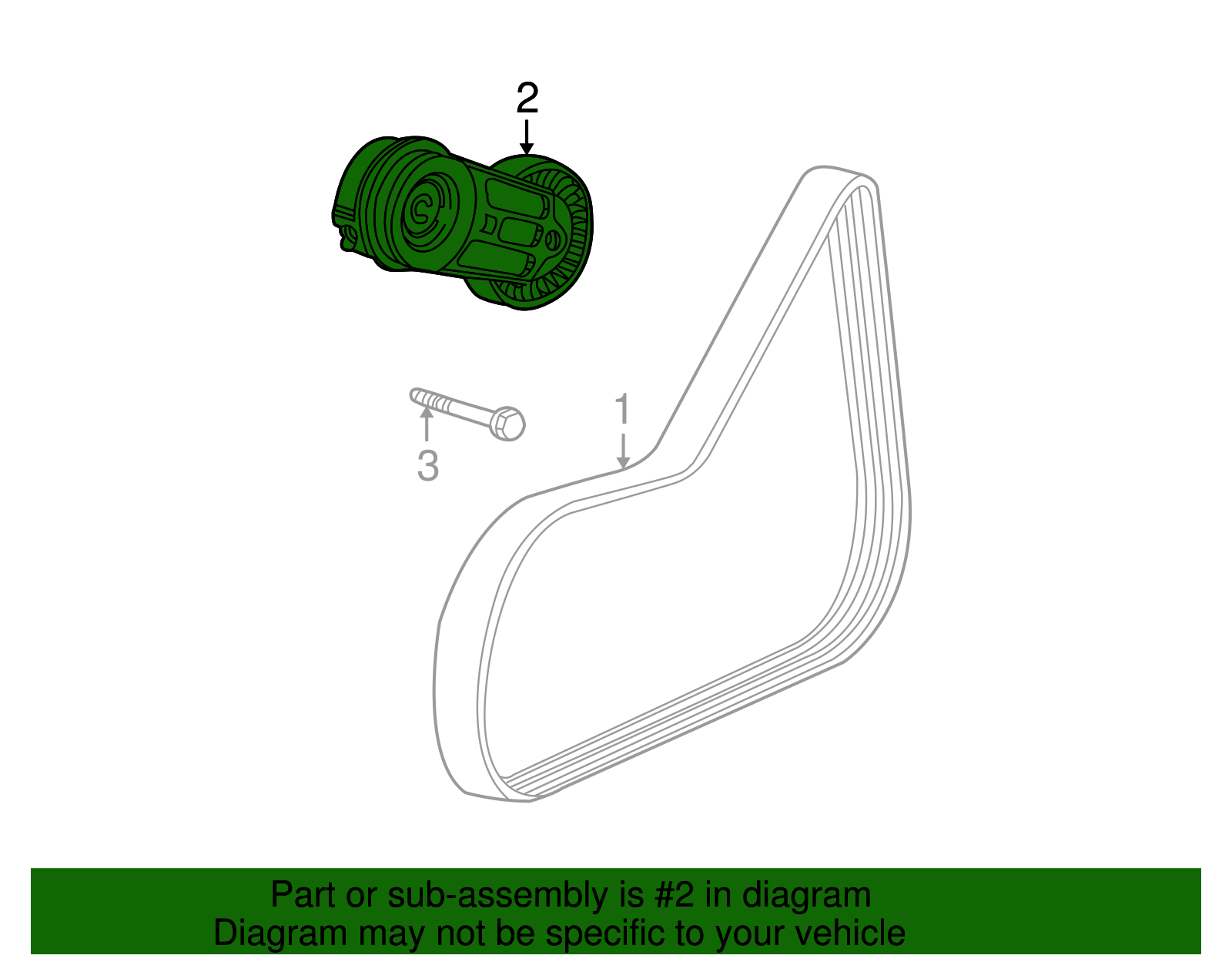2000-2017 GM Tensioner 19431998 | Chevy Parts Pros