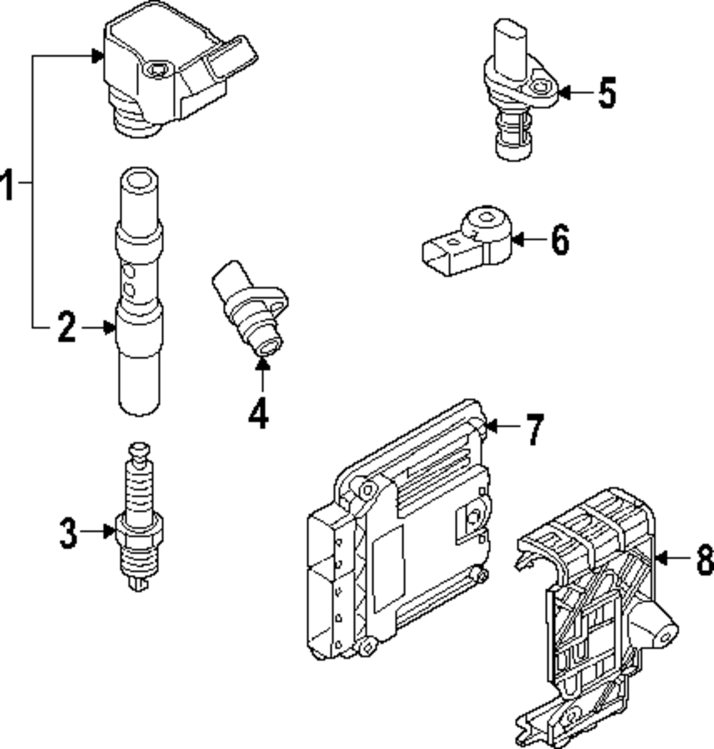 2022-2025 Volkswagen Jetta Knock Sensor 030-905-377-F | QuirkParts
