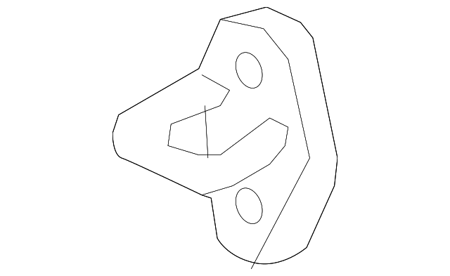 72135-SHJ-A01 - Striker Assembly, Front Door Latch 2005-2006 Honda ...