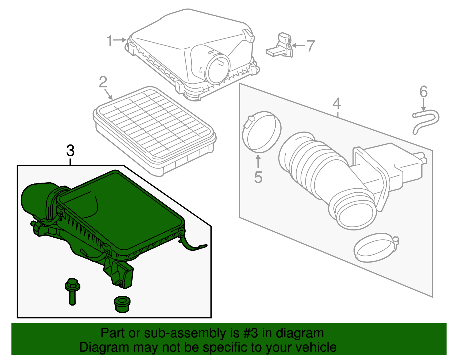 2014-2022 Toyota Air Filter Housing 17701-0S030 | OEM Parts Online