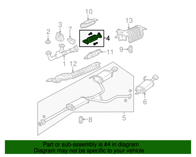 2004-2008 Acura Converter 18160-RCA-S00 | Acura Parts Now