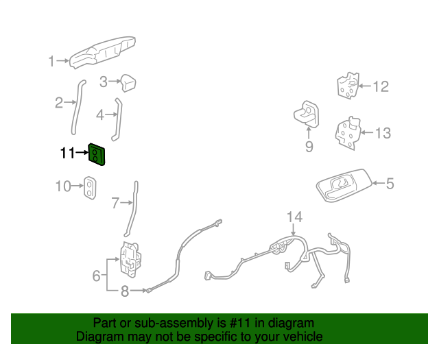2007-2014 GM Multi-Purpose Anchor Plate 15201414 GM | GMPartsDirect.com